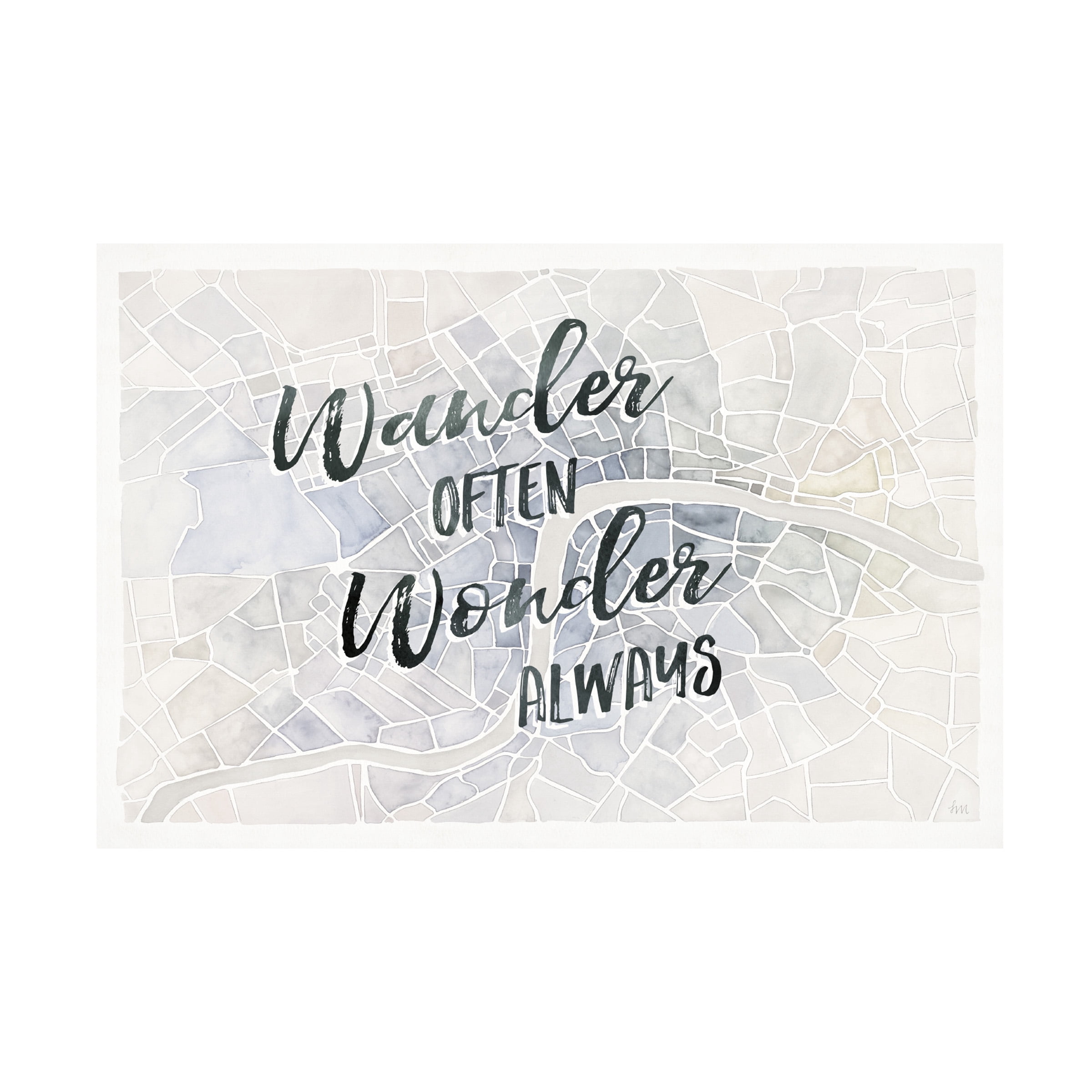 Laura Marshall 'Watercolor Wanderlust London Adventure' Canvas Art ...