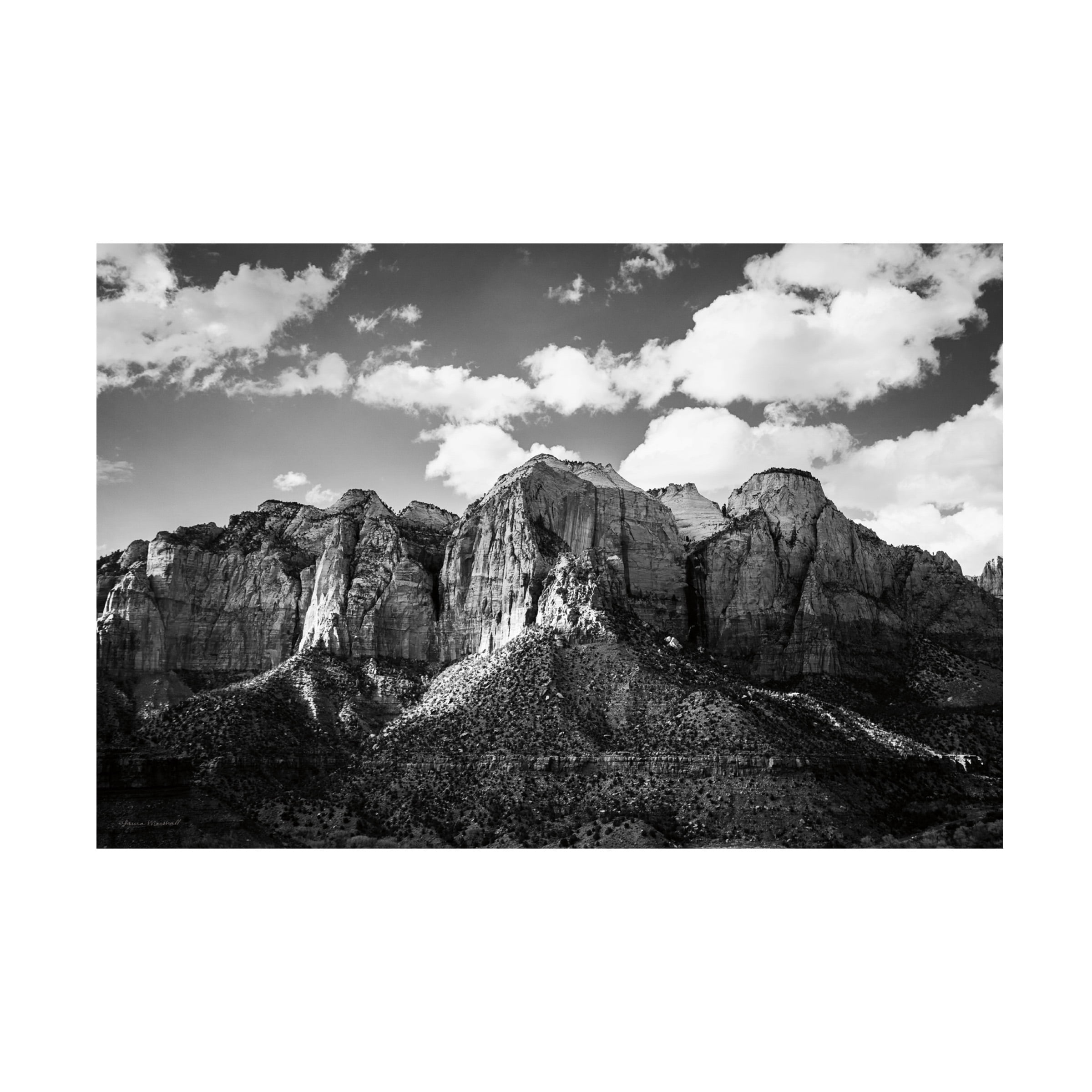 Laura Marshall 'Zion Canyon I' Canvas Art - Walmart.com
