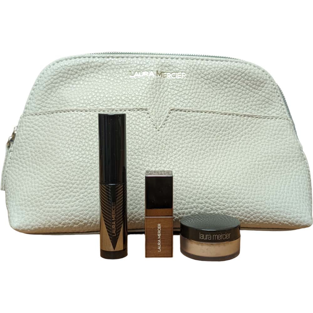 Laura Mercier 3 Piece Make Up Travel Set w/ Cosmetic Bag - Walmart.com