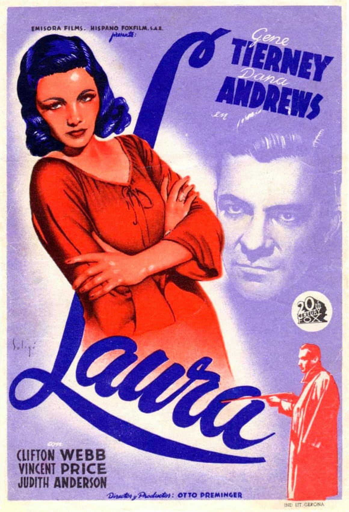 Laura Movie POSTER 11" x 17" Style C - Walmart.com