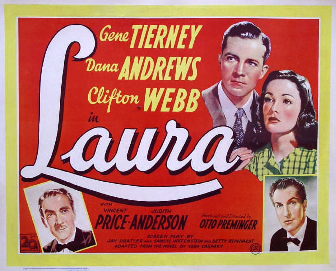 Laura Movie POSTER 22" x 28" Style A - Walmart.com