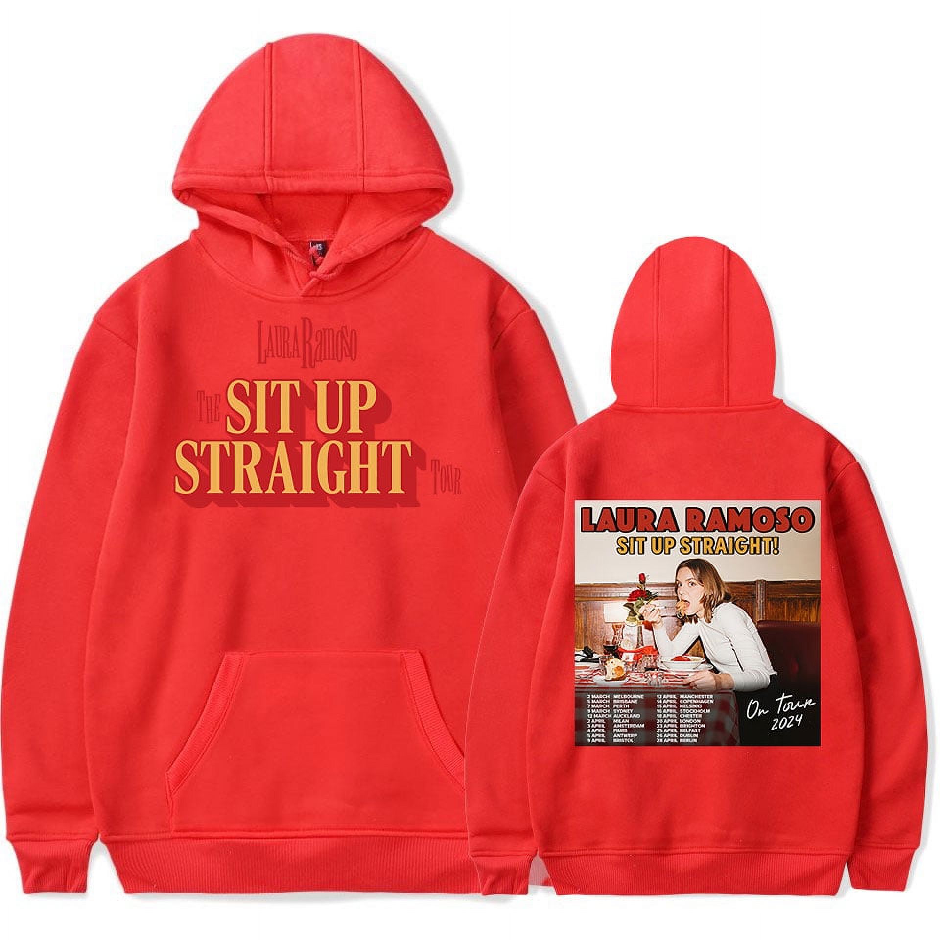 Laura Ramoso The SIT UP STRAIGHT Tour 2024 Hoodie Unisex Casual Long ...