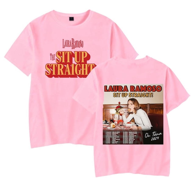 Laura Ramoso The SIT UP STRAIGHT Tour 2024 T-Shirt Women Men Fashion ...