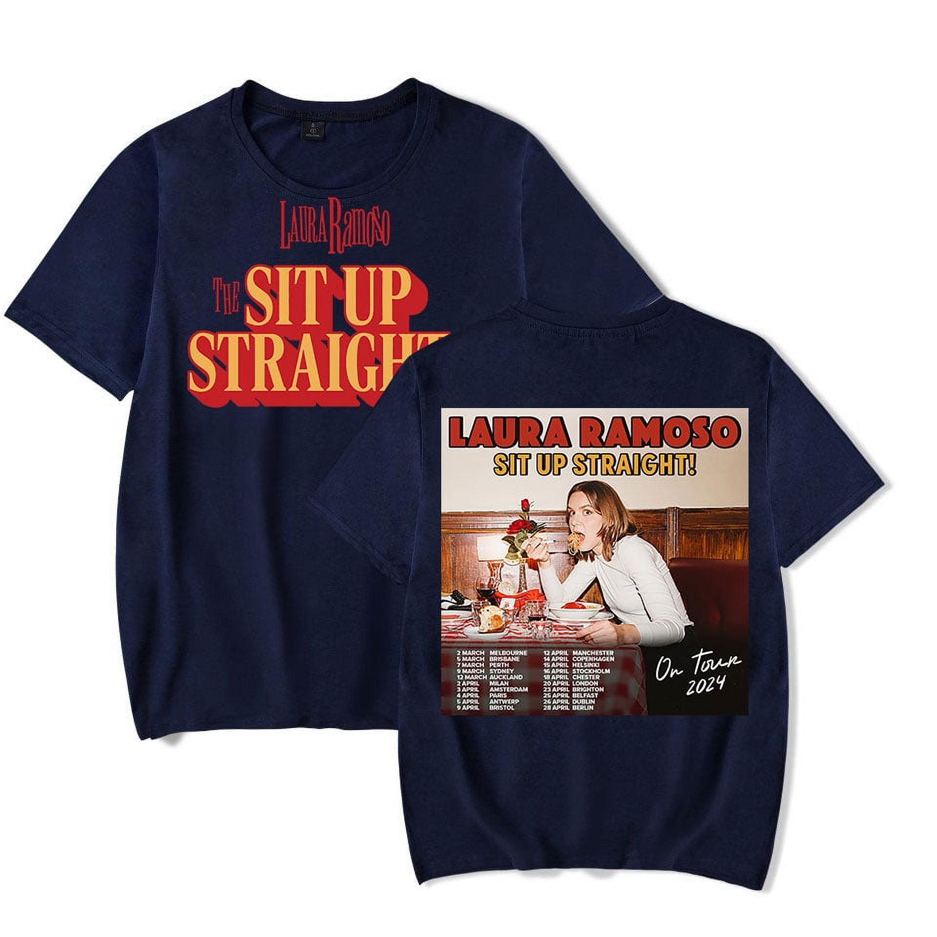 Laura Ramoso The SIT UP STRAIGHT Tour 2024 T-Shirt Women Men Fashion ...