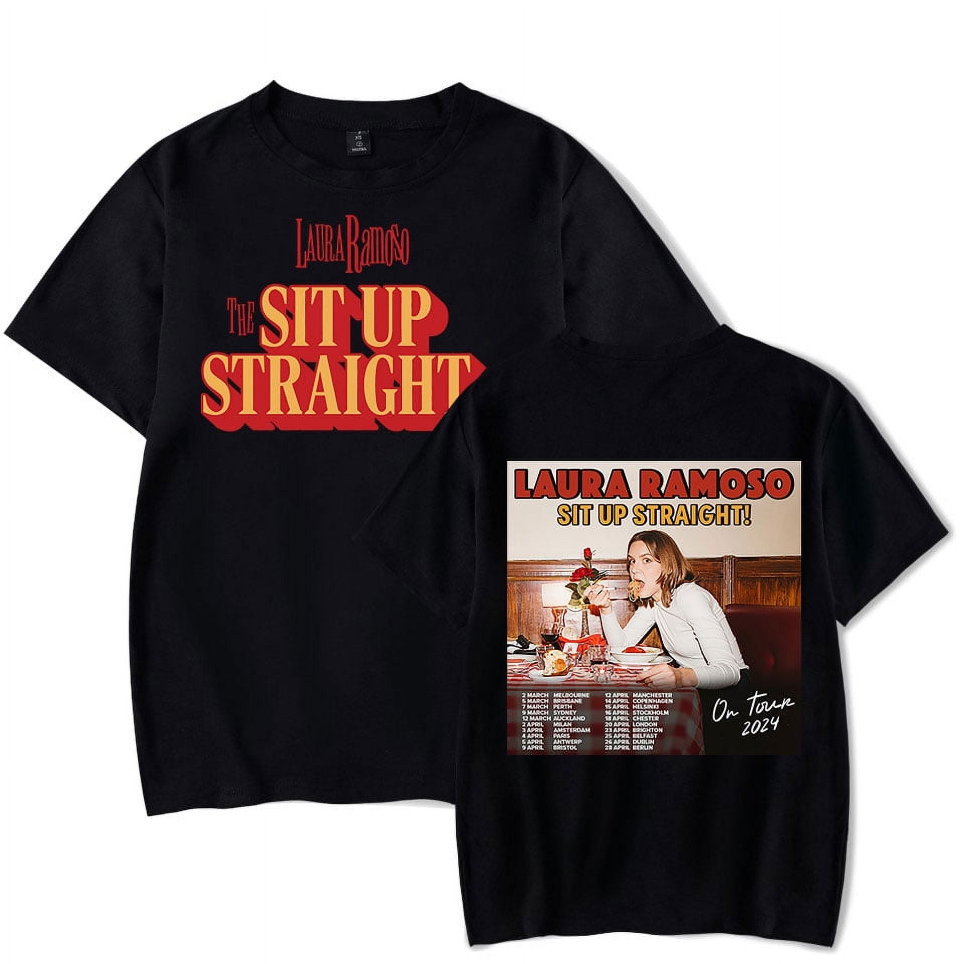 Laura Ramoso The SIT UP STRAIGHT Tour 2024 T-Shirt Women Men Fashion ...