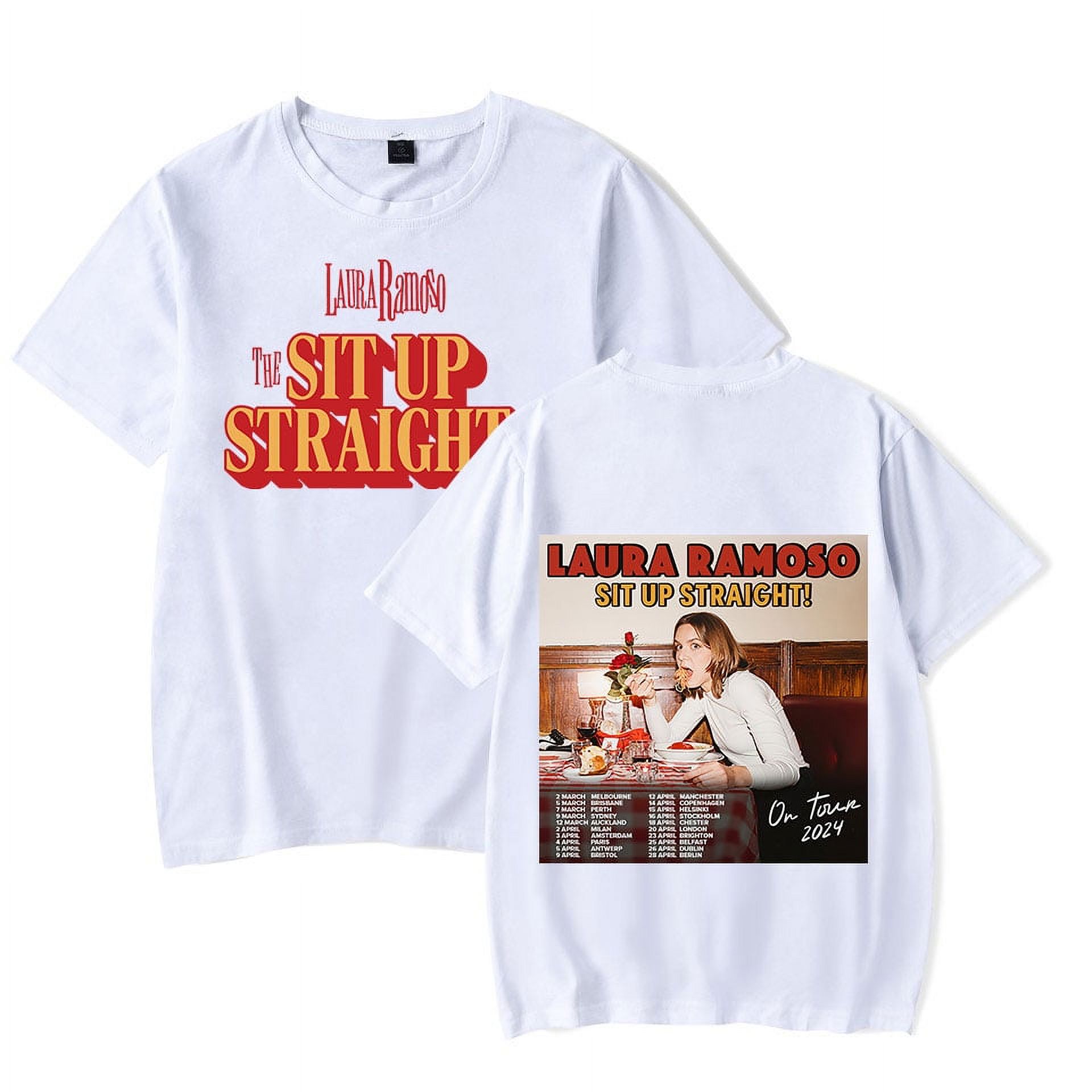 Laura Ramoso The SIT UP STRAIGHT Tour 2024 T-Shirt Women Men Fashion ...