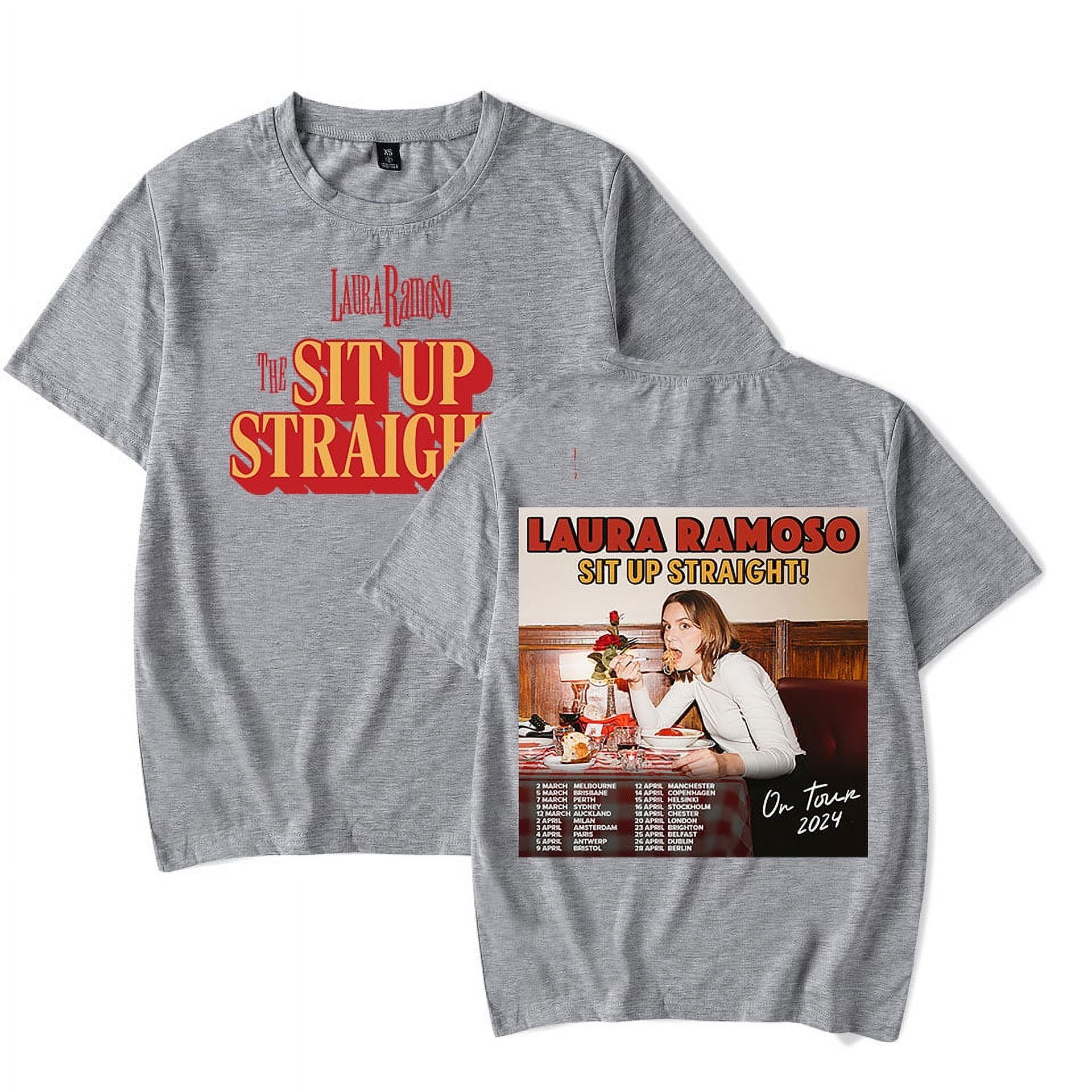 Laura Ramoso The SIT UP STRAIGHT Tour 2024 T-Shirt Women Men Fashion ...