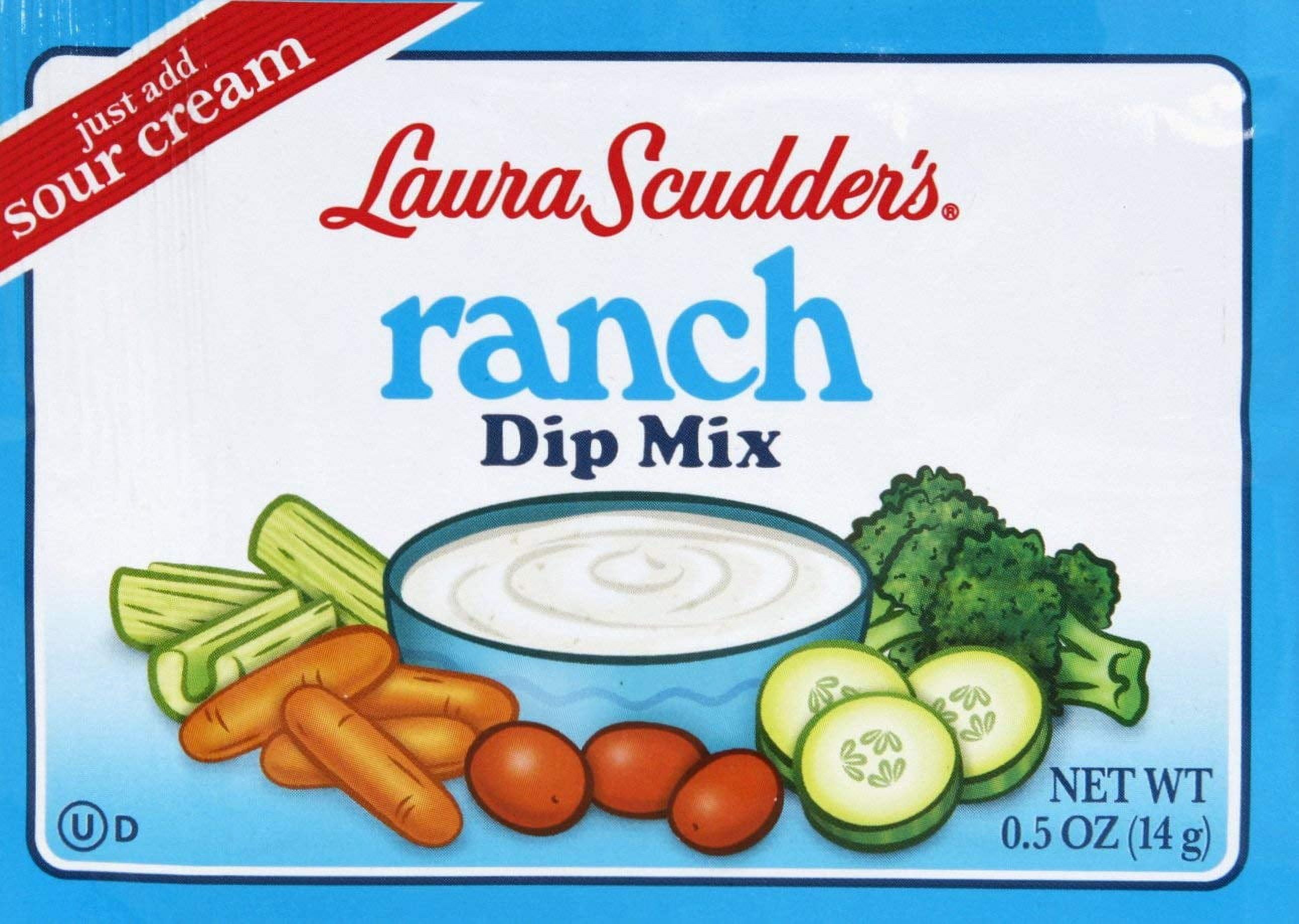 Laura Scudder Dip Mix CM31 Ranch, 1 EA Packet (Pack of 12) - Walmart.com