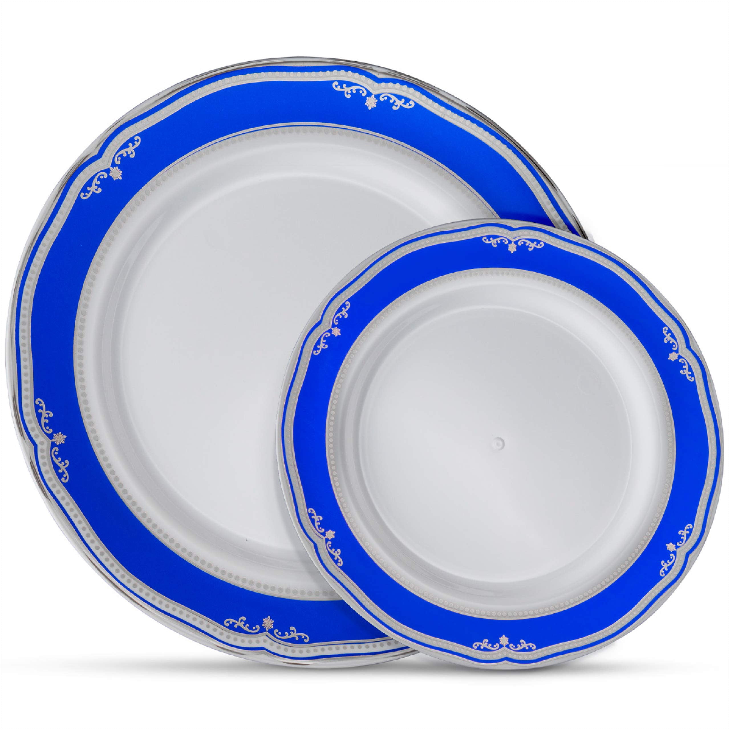 Laura Stein Designer Dinnerware Set | BSL1 32 Disposable Plastic White ...
