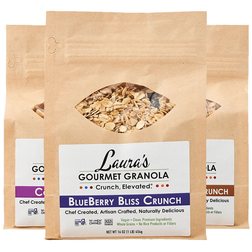 Laura's Gourmet Granola - Classic Variety Pack - (Vanilla Almond Crunch ...