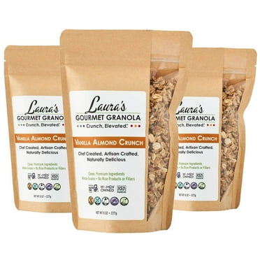 Laura's Gourmet Granola - Sinful Cinnamon Crunch - Gluten, Soy & Dairy ...