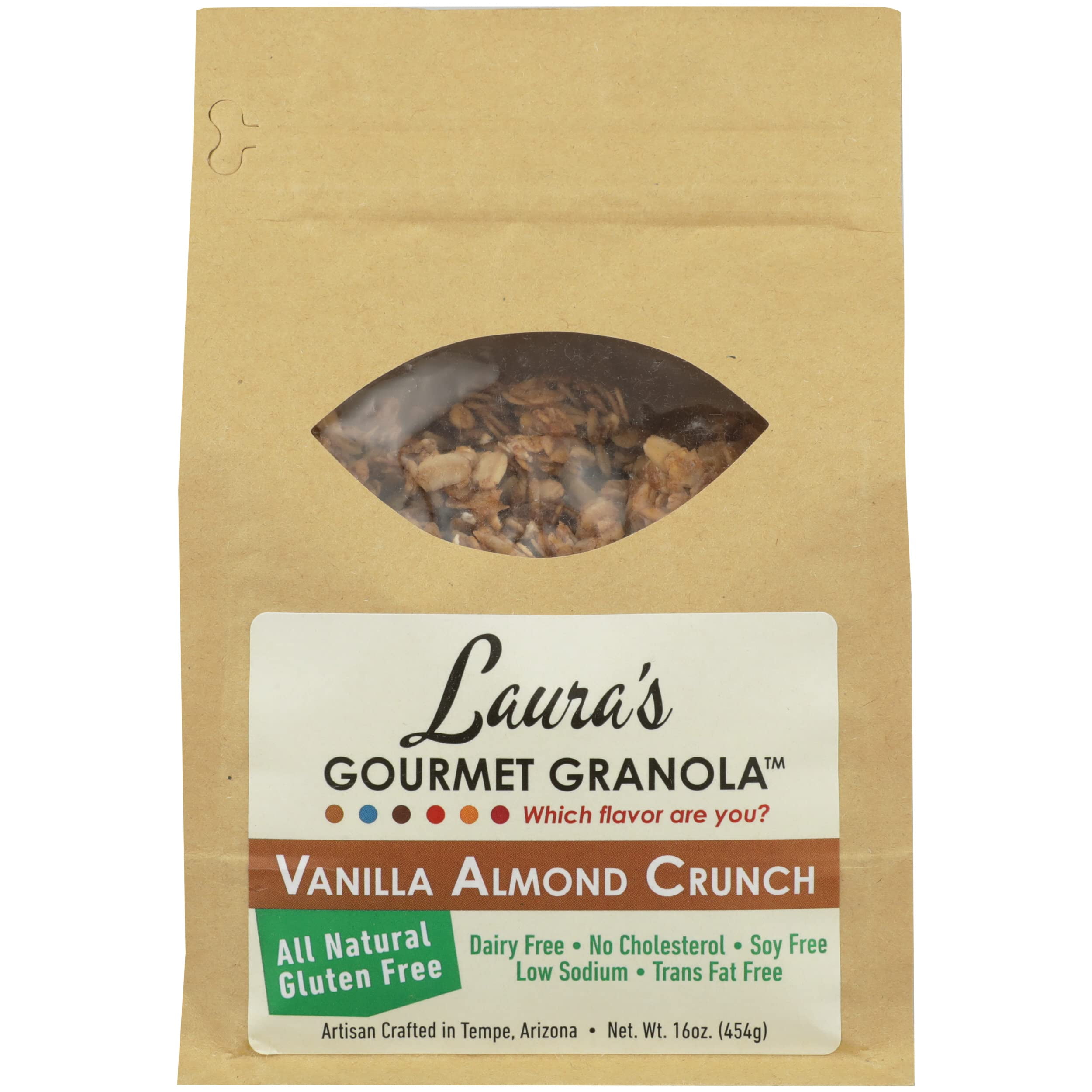 Laura's Gourmet Granola Vanilla DEF29 Almond Crunch Granola, Gluten ...