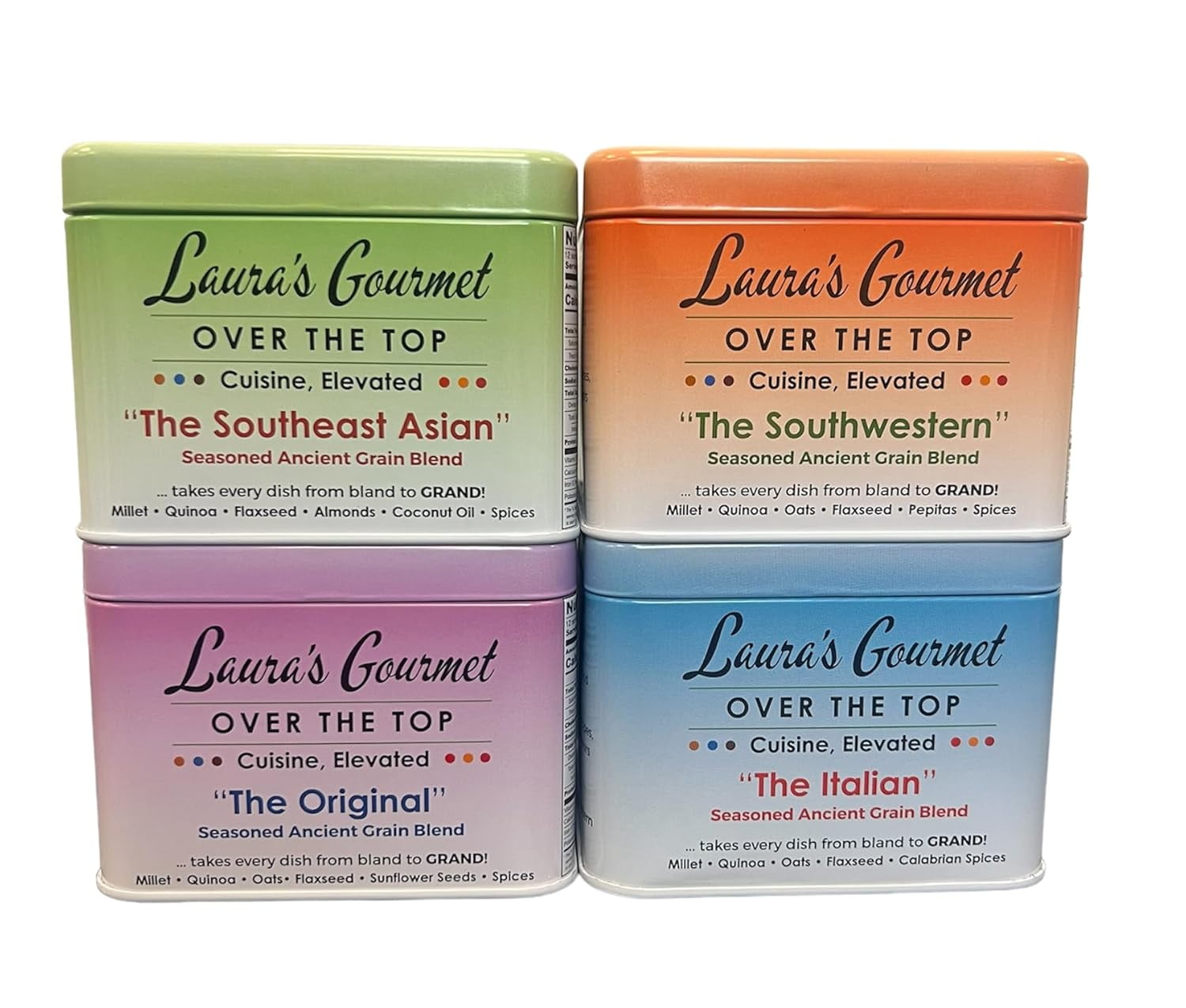 Laura’s Gourmet, Over The Top Savory Seasoned Ancient Grain Blends ...
