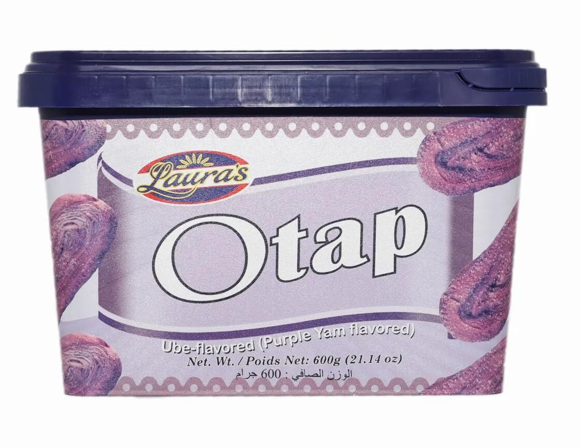 Laura's Otap Biscuits - Ube (Purple Yam) 600g - Walmart.com