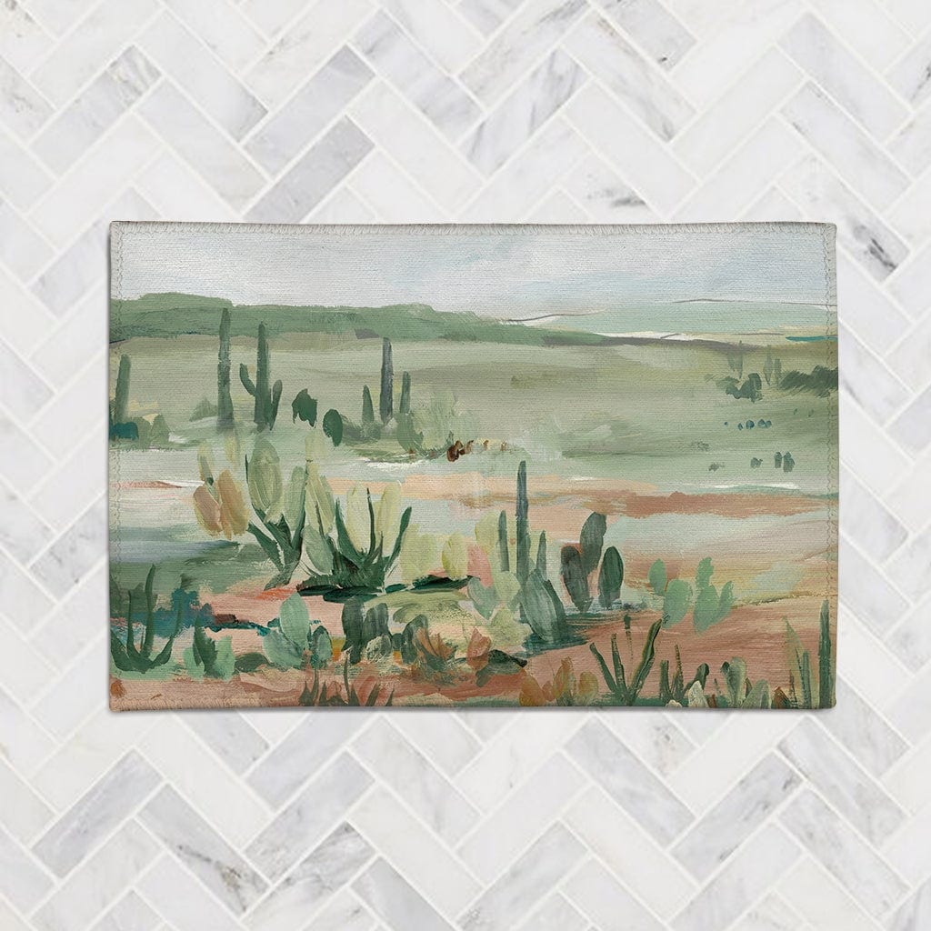 Laural Home Cactus Skies Chenille Accent Rug 4' x 6' - Walmart.com