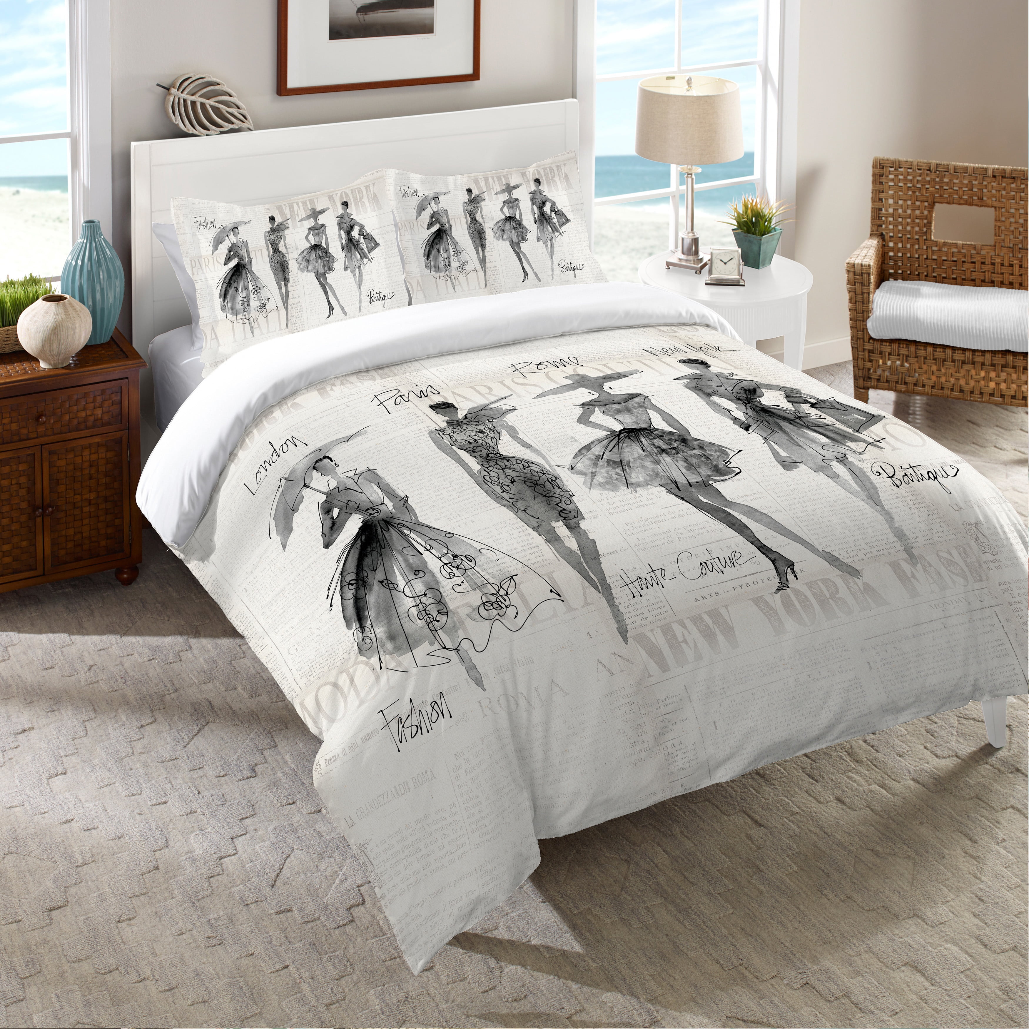 Laural Home Fashion Divas Comforter - Walmart.com