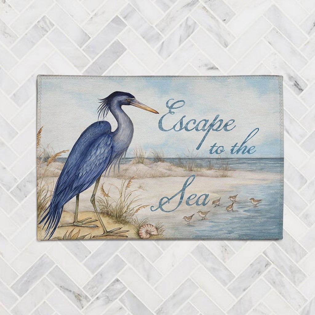 Laural Home Heron Escape Chenille Accent Rug 3' x 5' - Walmart.com