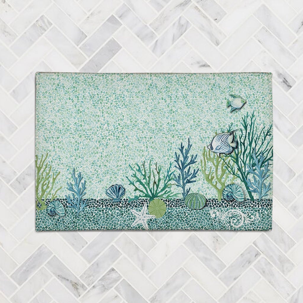 Laural Home Lagoon Chenille Accent Rug 4' x 6' - Walmart.com