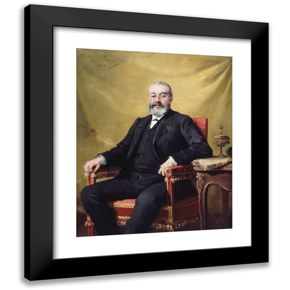 Laure Brouardel 15x18 Black Modern Framed Museum Art Print Titled - Portrait of Doctor Adrien ...