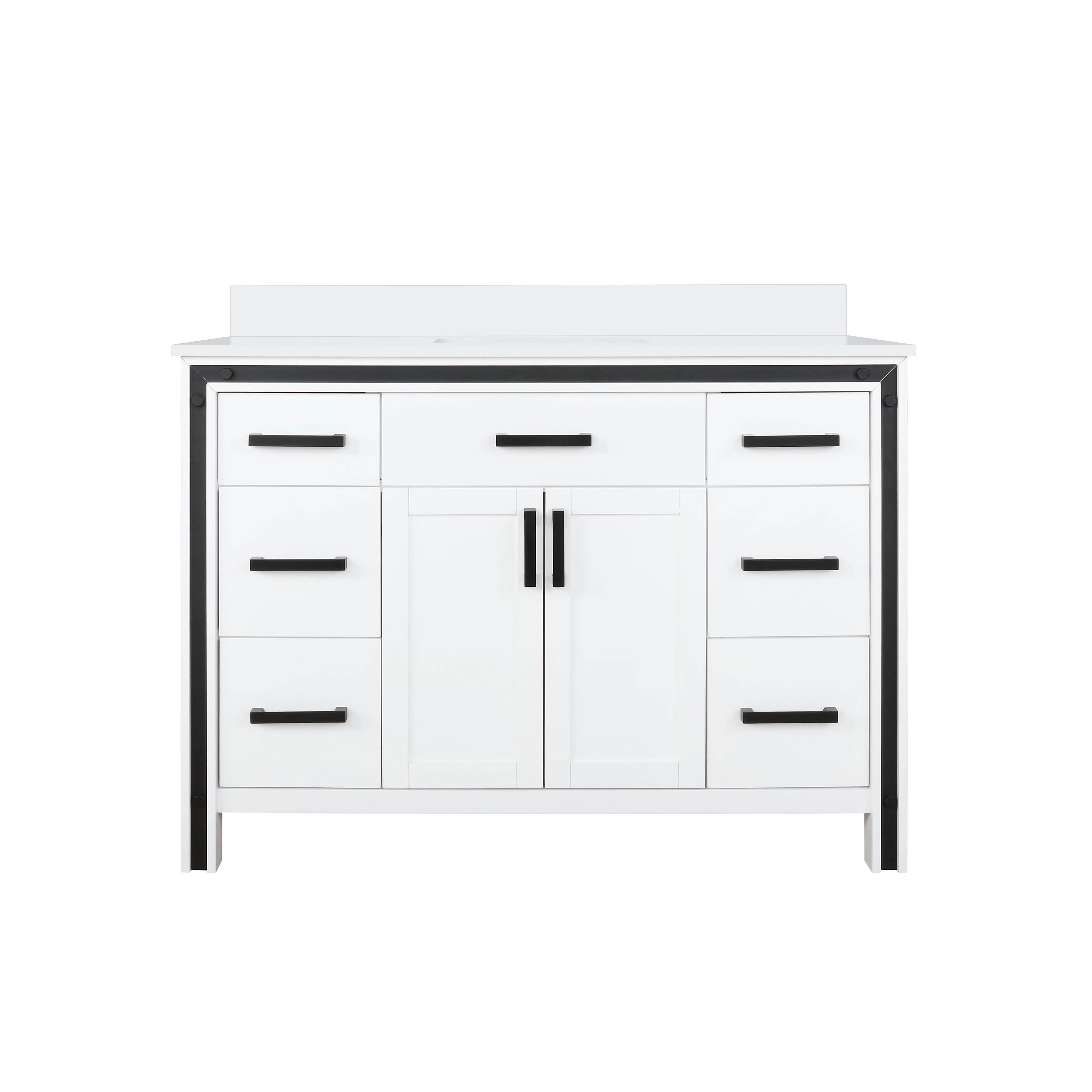 Laurel 80 in W x 22 in D Brown Oak Double Bath Vanity, Carrara Marble ...