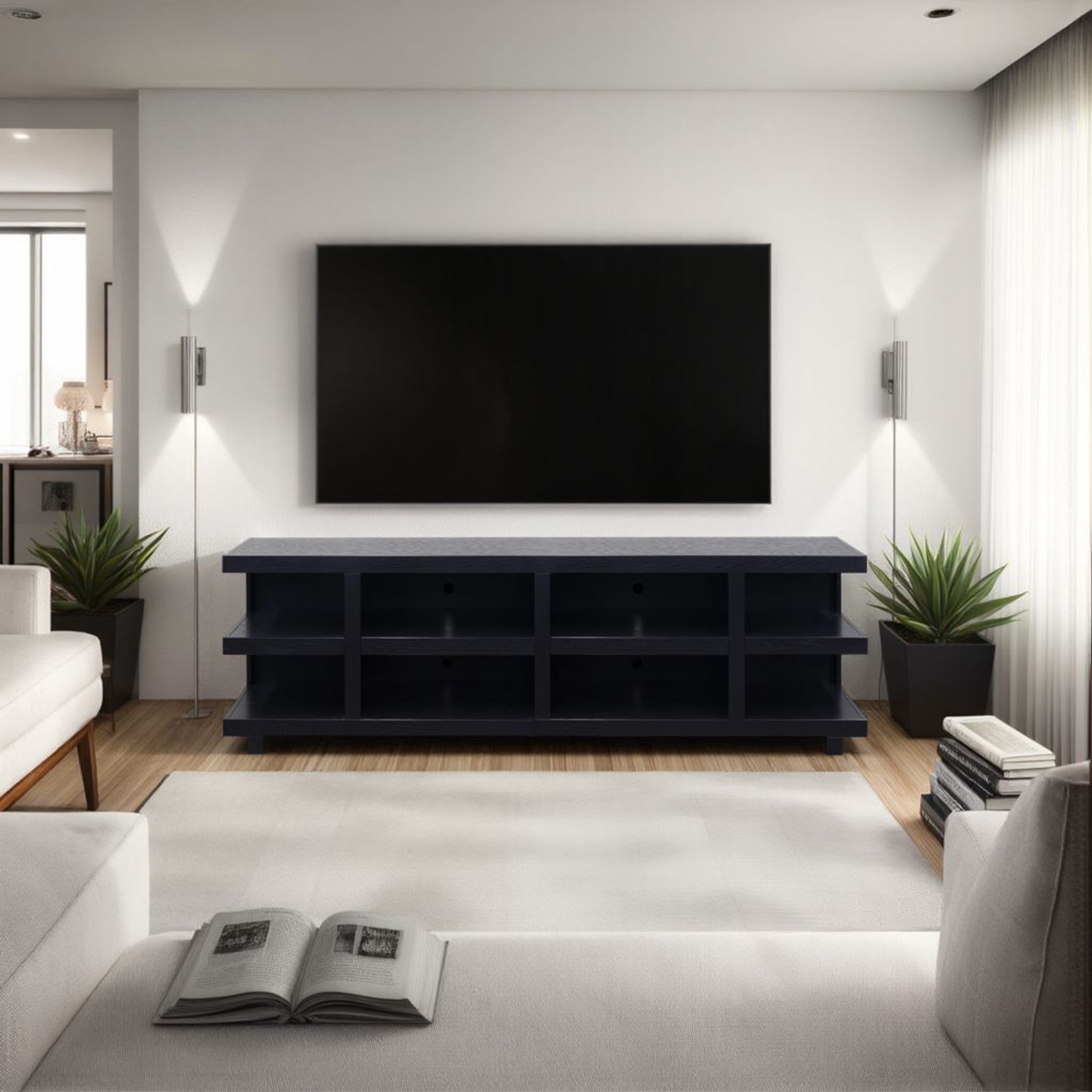 Laurel Canyon 85 inch TV Stand for TVs up to 95 inches, No Assembly ...