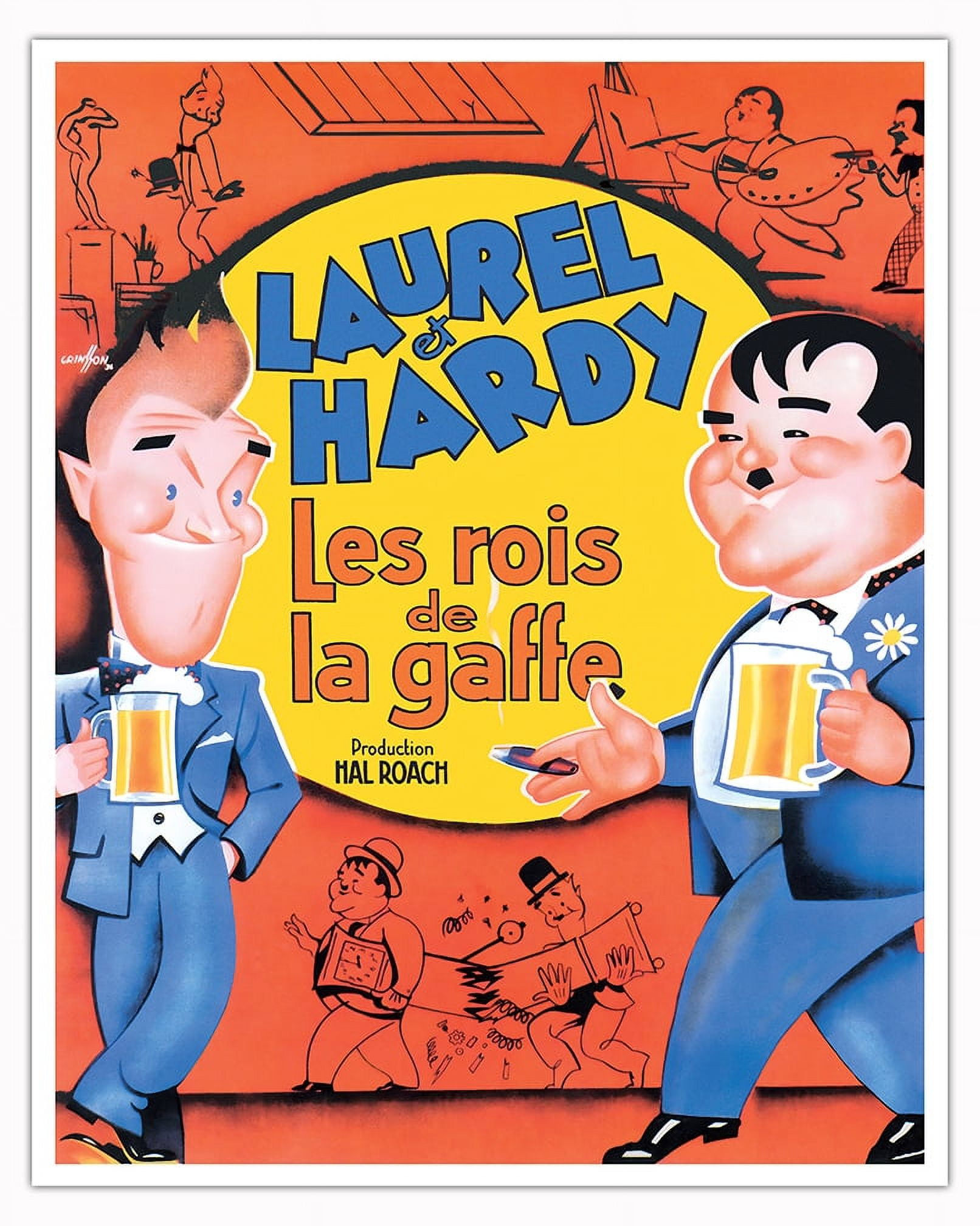 Laurel & Hardy in The Fixer Upper (Les Rois de la Gaffe) - Vintage ...