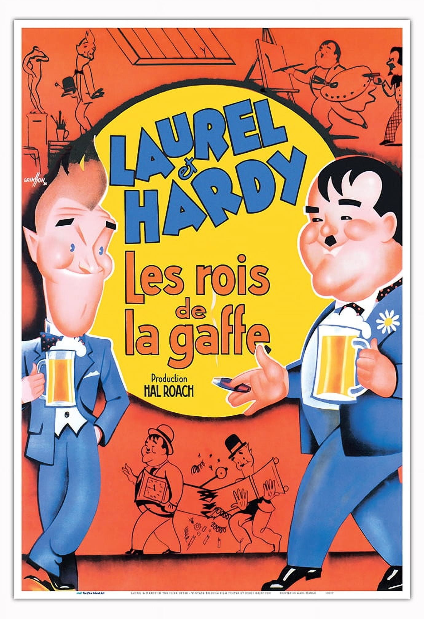 Laurel & Hardy in The Fixer Upper (Les Rois de la Gaffe) - Vintage ...
