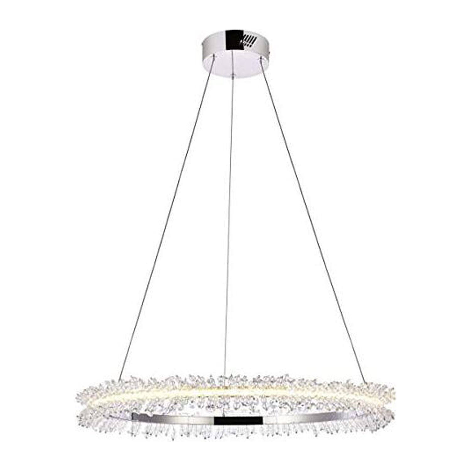 Laurel LED 26 inch Chrome pendant - Walmart.com