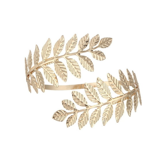Laurel Leaf Arm Bracelet for Women - Adjustable Greek Roman Style Upper ...