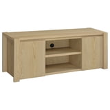 Laurelton 60-inch 2-door TV Stand Media Console Light Oak - Walmart ...