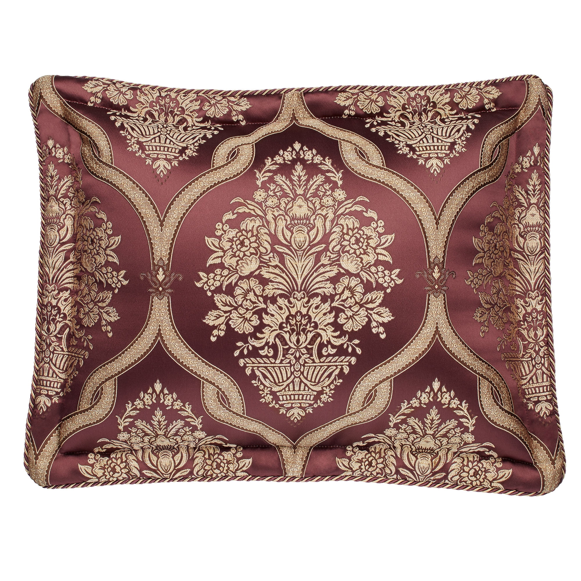 Laurelton Corded Flanged Sham Wine Sham Tailored King - Walmart.com