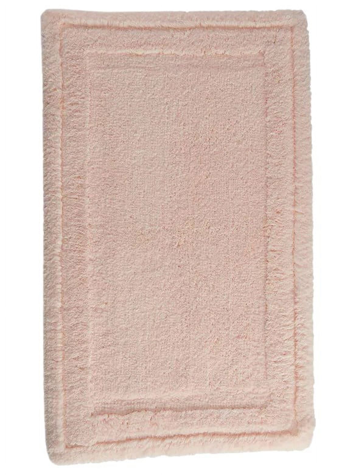 Lauren Conrad Organic Cotton Plush Petal Pink Bath Rug 17x24 - Walmart.com