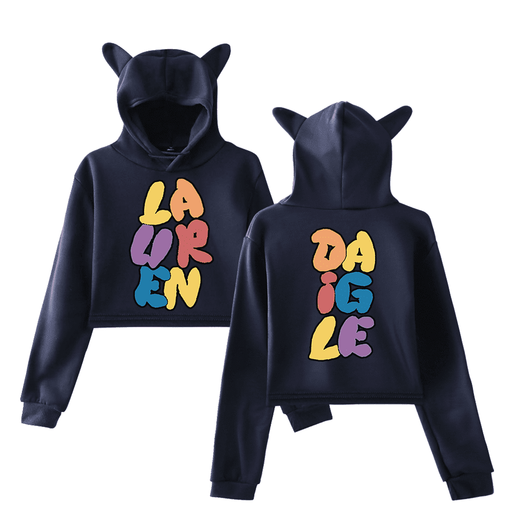 Lauren Daigle Merch Bubble Letter Lauren Daigle Hoodie Pullover Cat ...