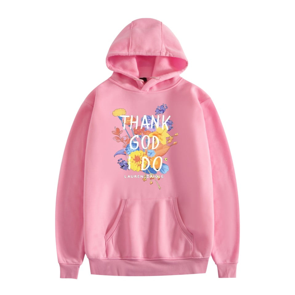 Lauren Daigle Thank God I Do Merch Unisex Oversized Fleece Hoodie ...