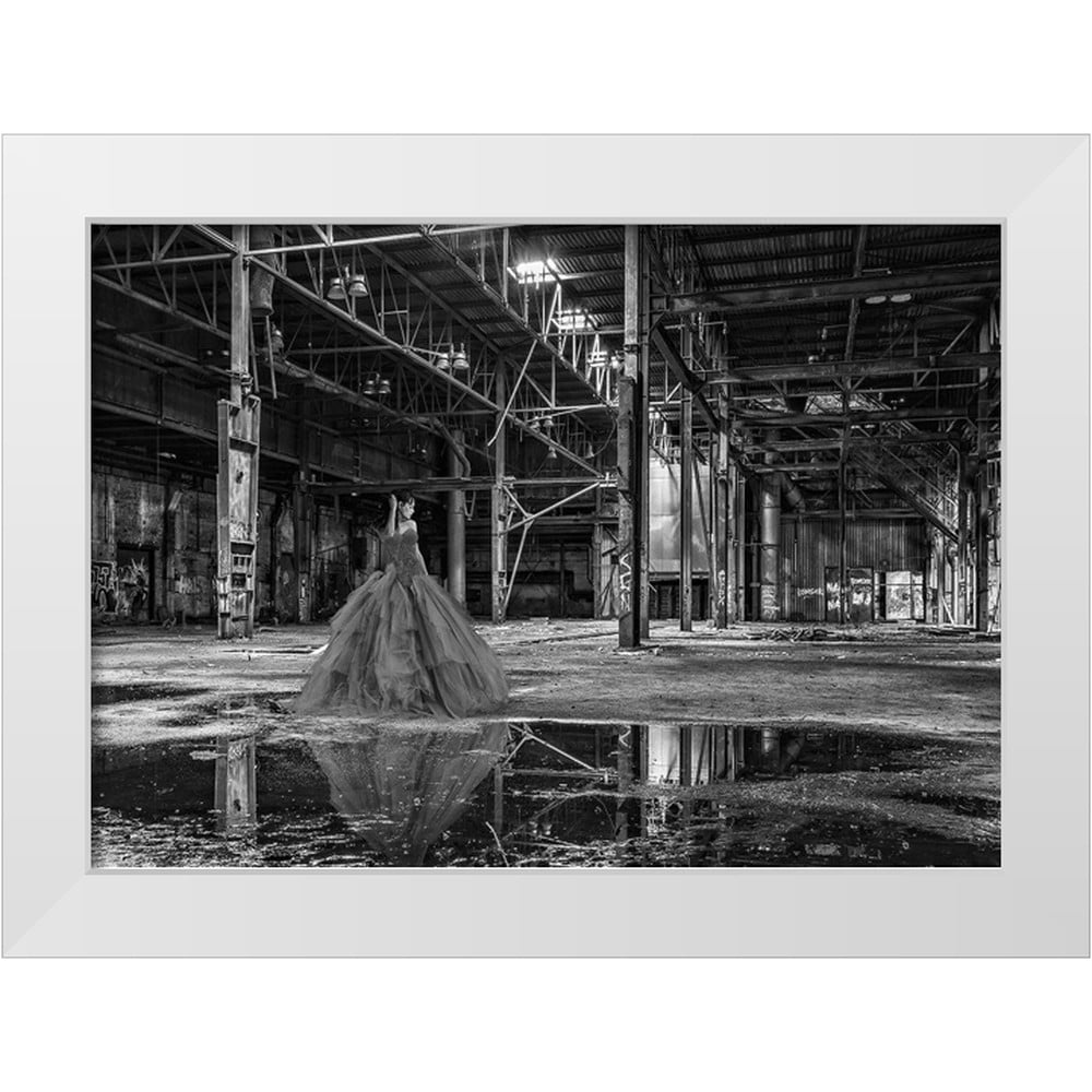 Lauren, Julian 18x14 White Modern Wood Framed Museum Art Print Titled ...