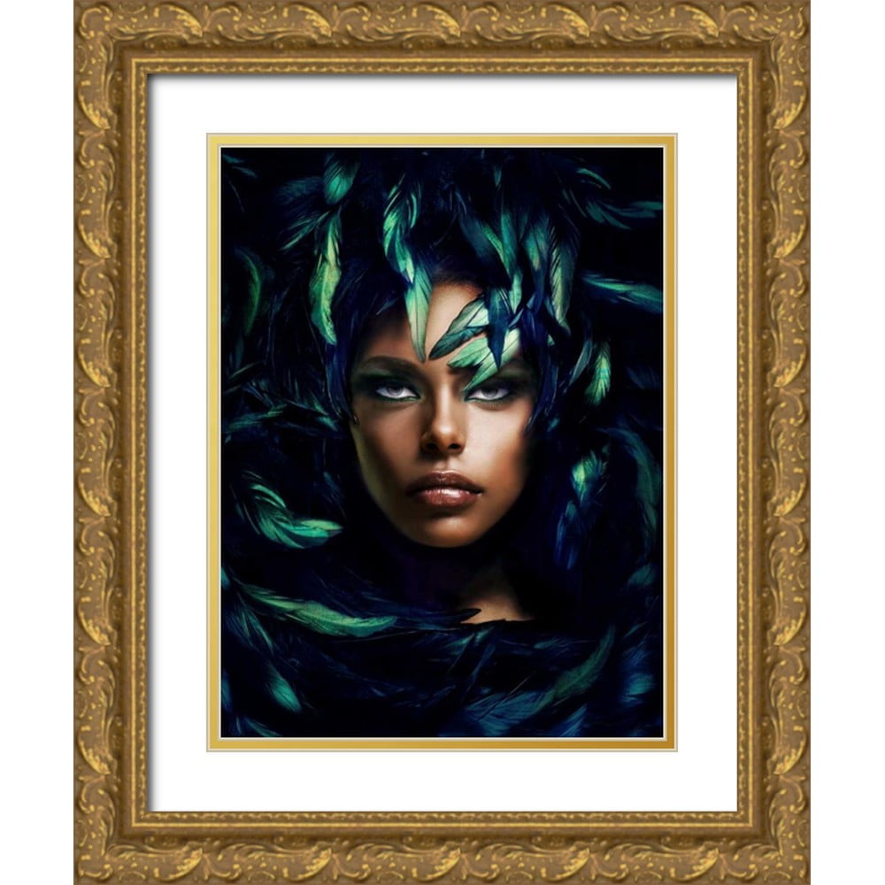 Lauren, Julian 19x24 Gold Ornate Wood Framed with Double Matting Museum Art Print Titled ...