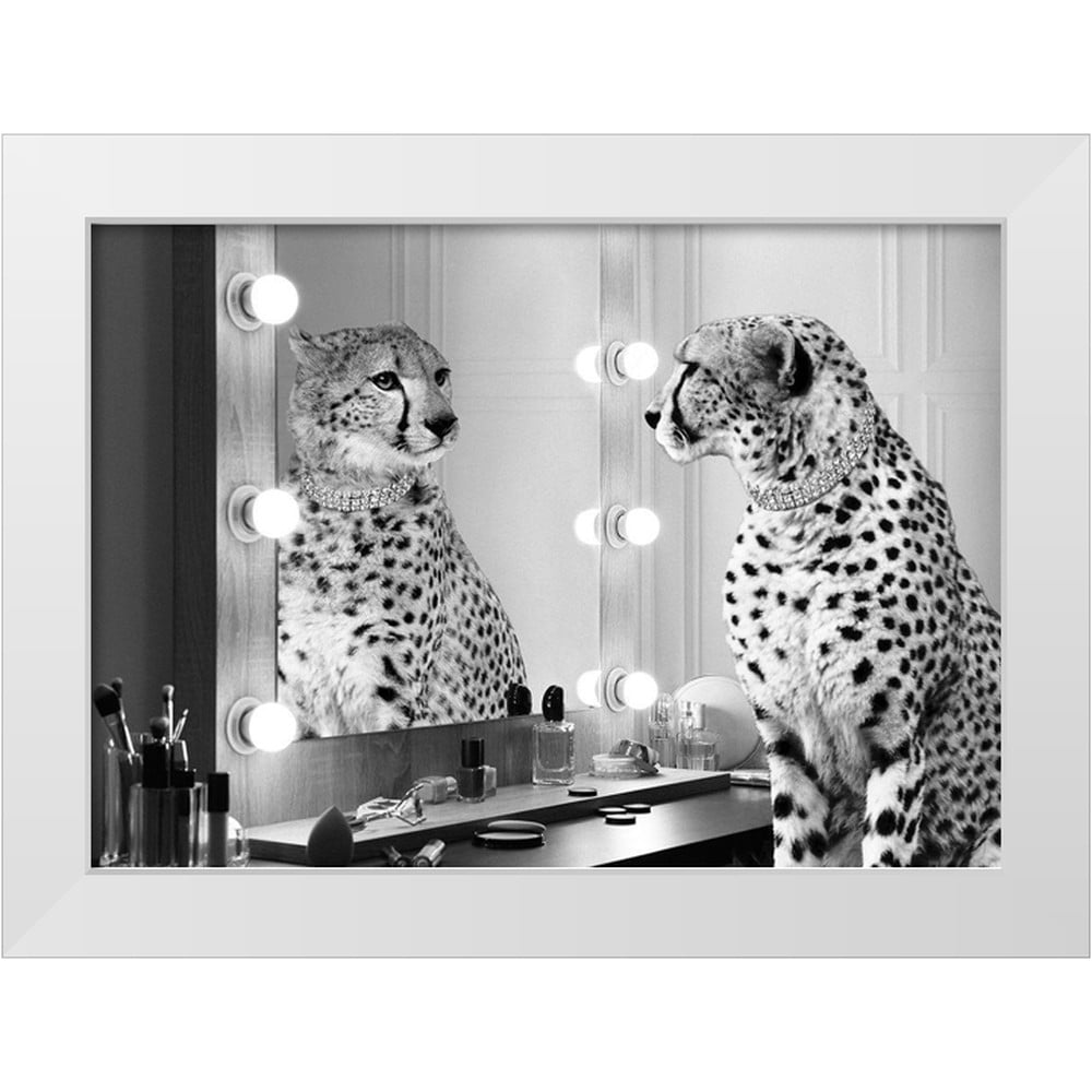 Lauren, Julian 32x24 White Modern Wood Framed Museum Art Print Titled ...