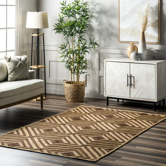Rugs USA Arrel Speckled Wool-Blend Area Rug, 7' 6" x 9' 6", Arrel Denim ...