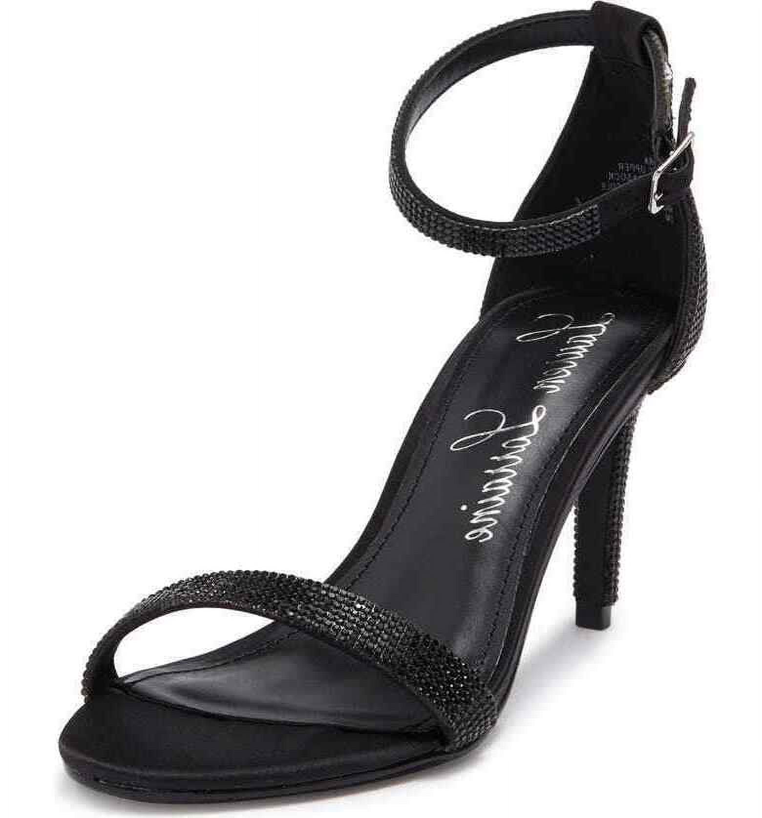 Lauren Lorraine Sondra Embellished Strap Ankle Strap Stiletto Heeled ...