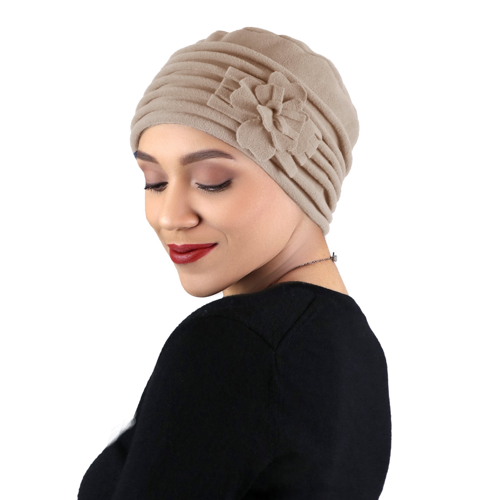 Lauren Luxury Fleece Beanie Women's Hat Cancer Headwear Chemo Cap ...