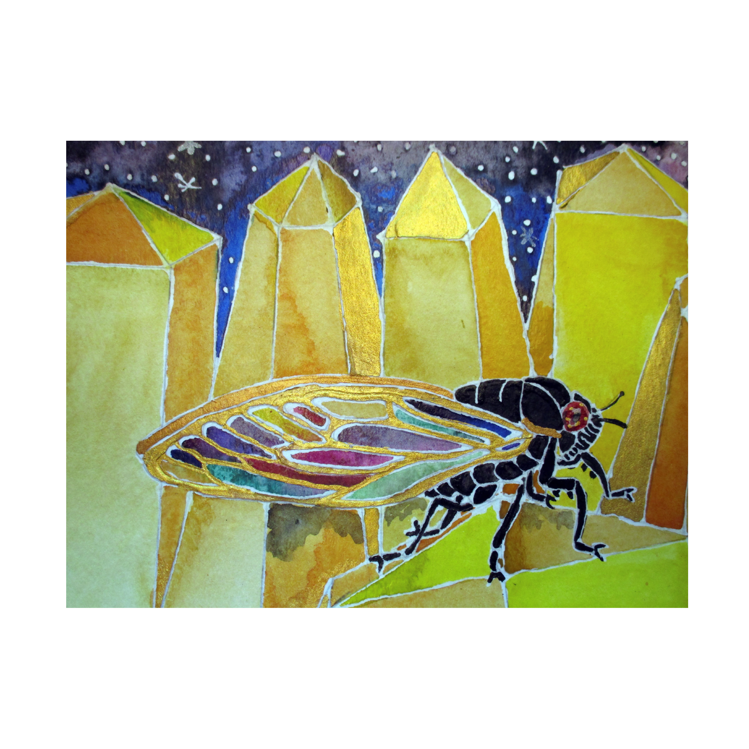 Lauren Moss 'Insects Awakening' Canvas Art - Walmart.com