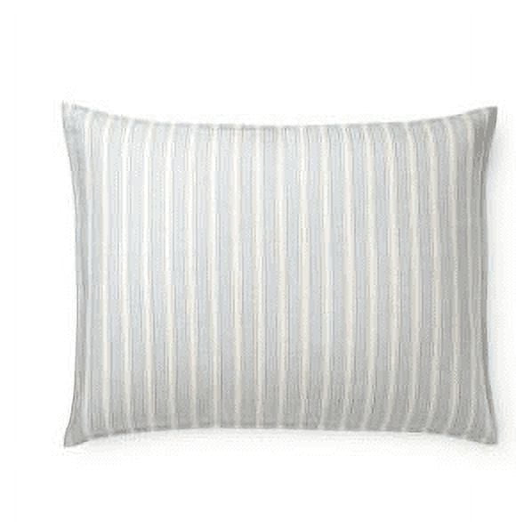 Lauren Ralph Lauren Bold Stripe Sham, Standard, Dune and Chambray, One ...