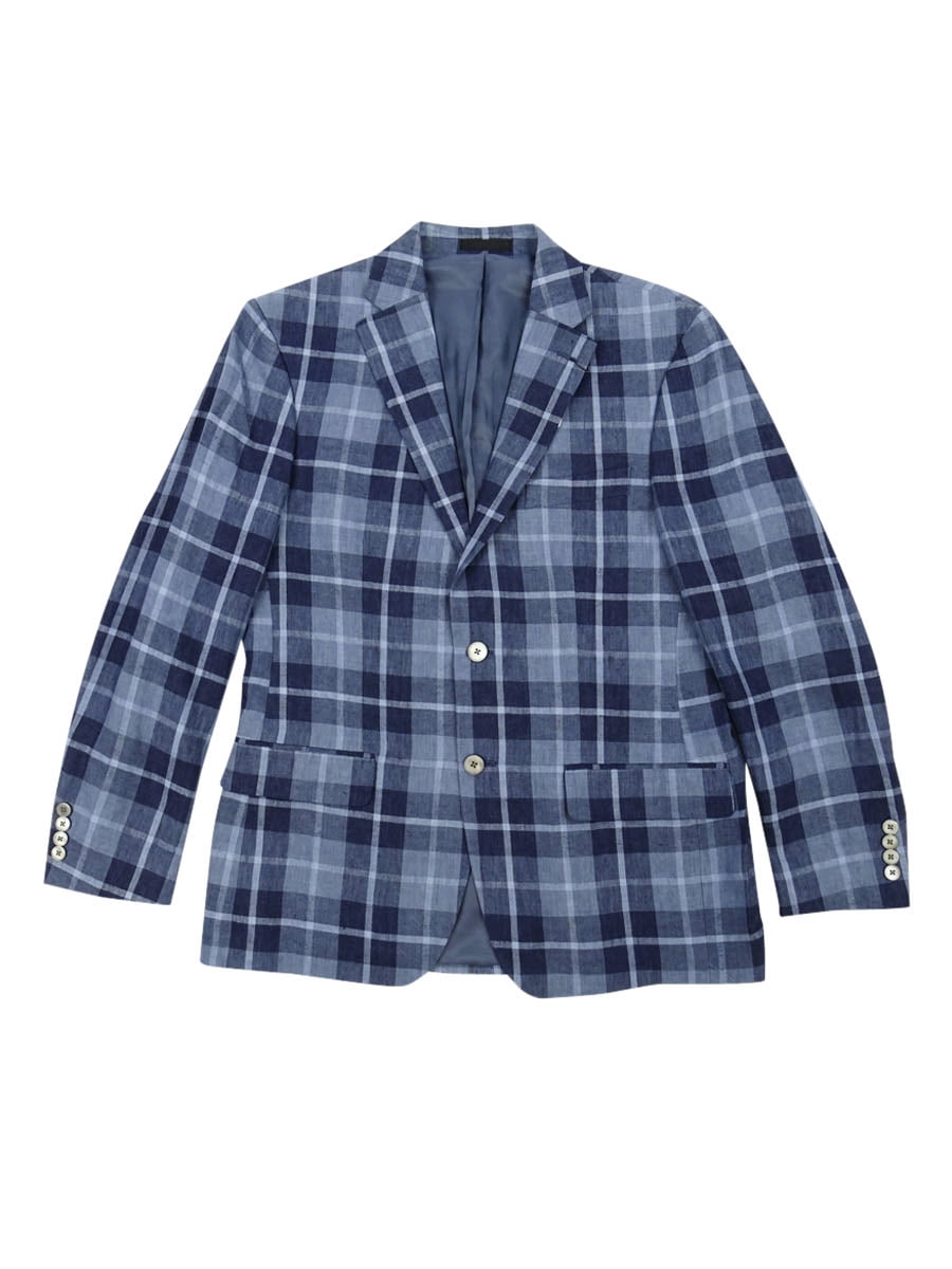 Lauren Ralph Lauren Men's Classic-Fit Ultraflex Linen Blazer (40R, Blue ...