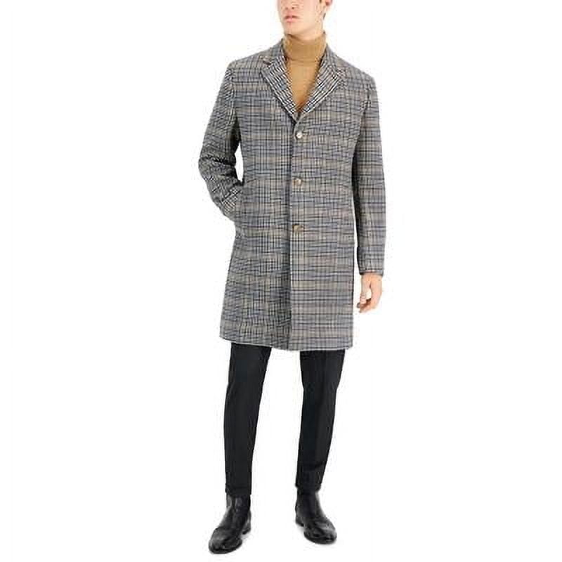 Lauren Ralph Lauren Men’s Luther Luxury Blend Overcoat Coat Houndstooth ...