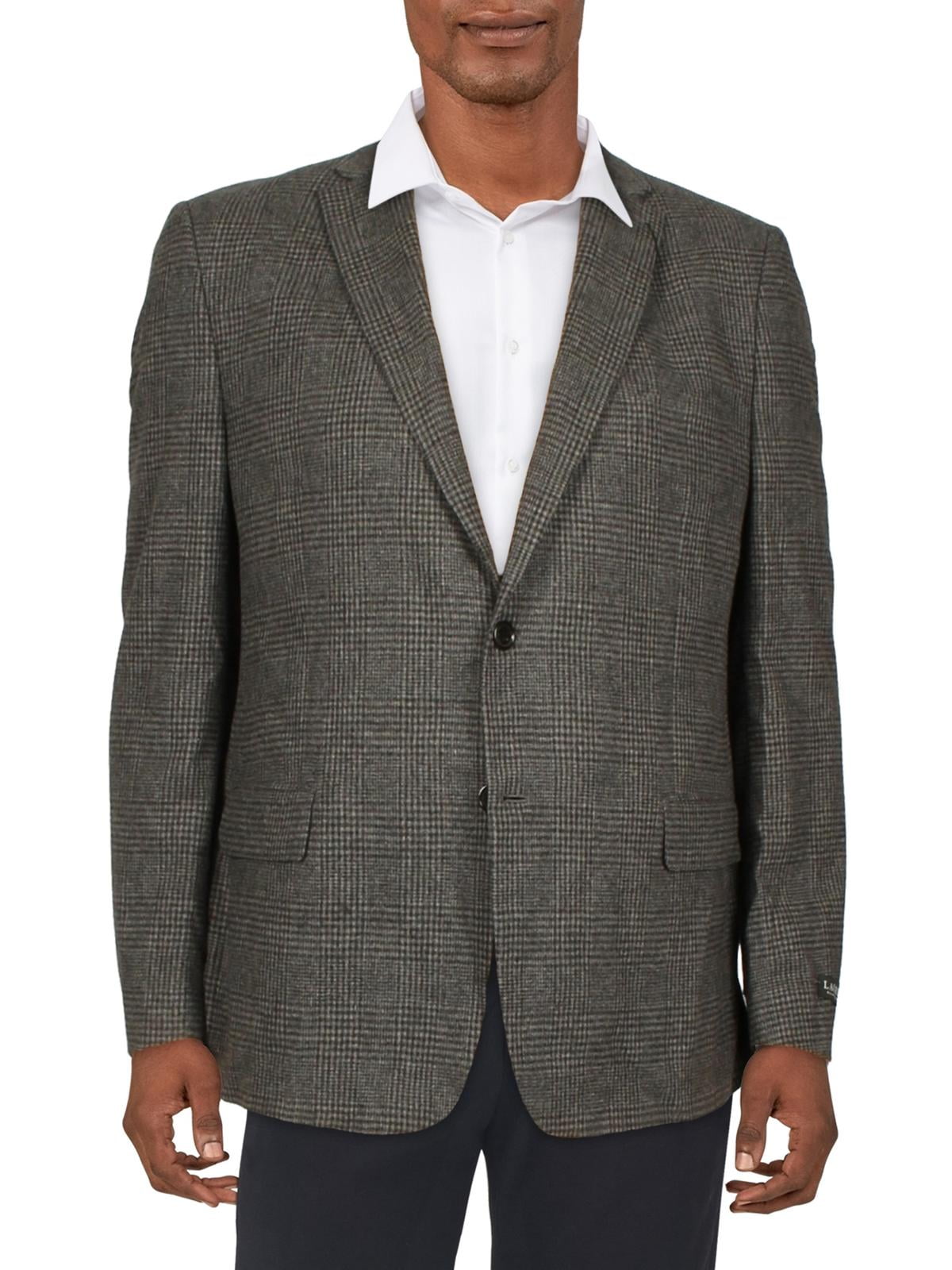 Lauren Ralph Lauren Mens Lane Wool Classic Fit Two-Button Blazer ...