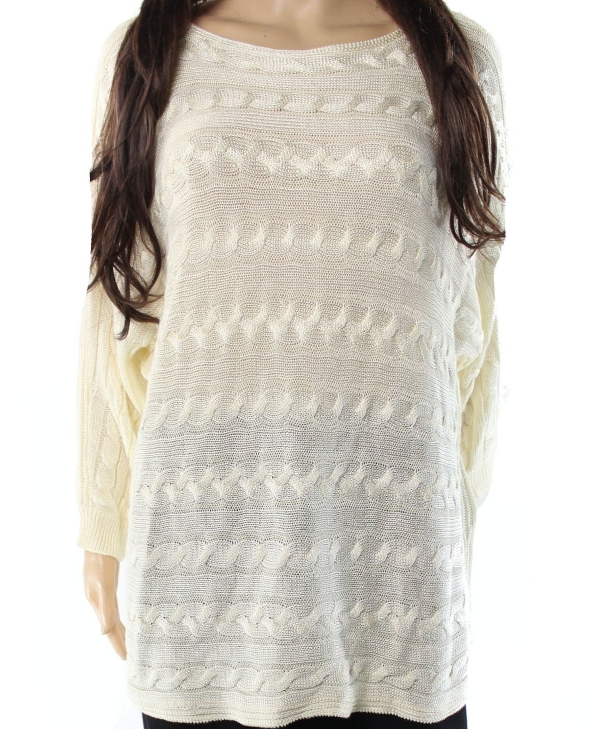 Lauren Ralph Lauren Women's Cable Knit Sweater (XS, Ivory) - Walmart.com