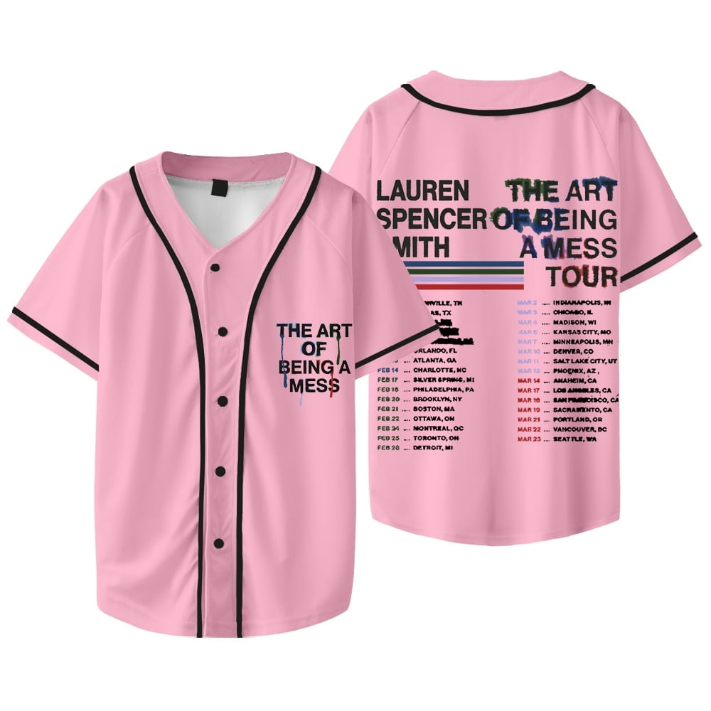 Lauren Spencer Smith Baseball Jersey The Art Of Being A Mess Short ...