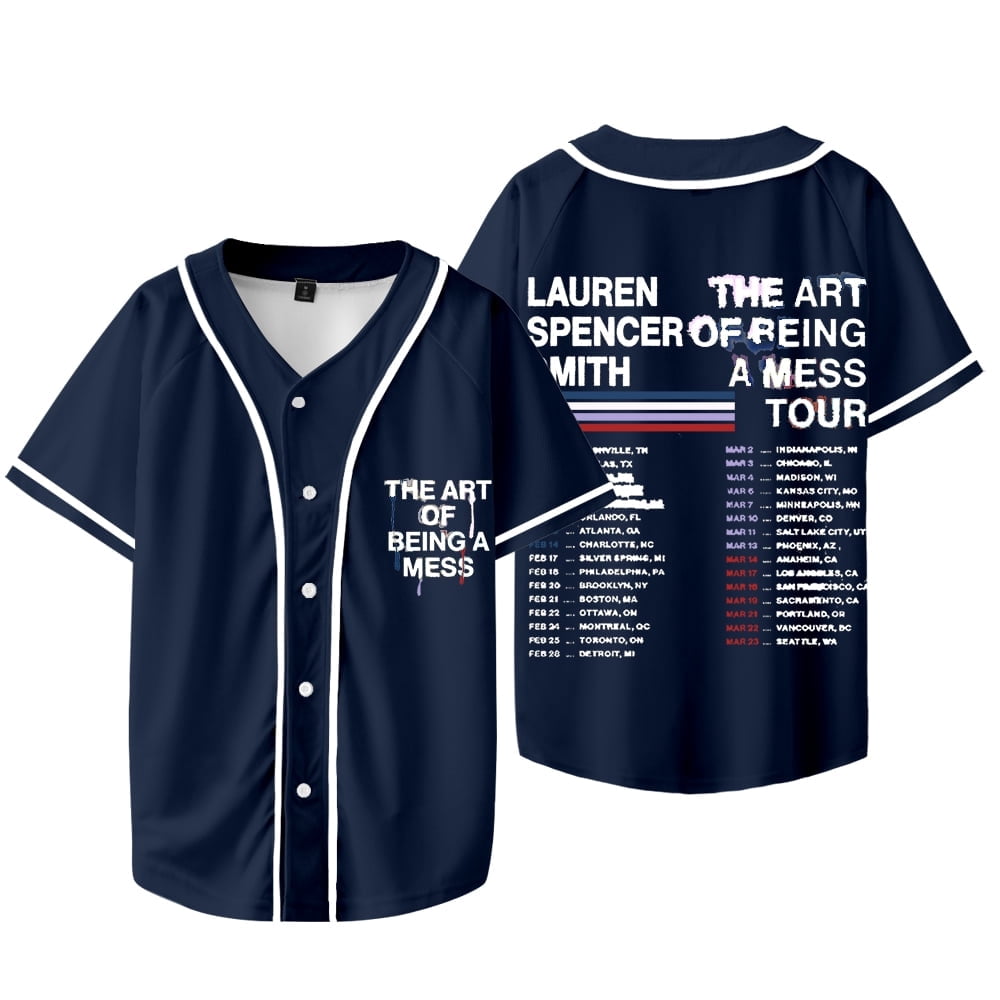 Lauren Spencer Smith Baseball Jersey The Art Of Being A Mess Short ...