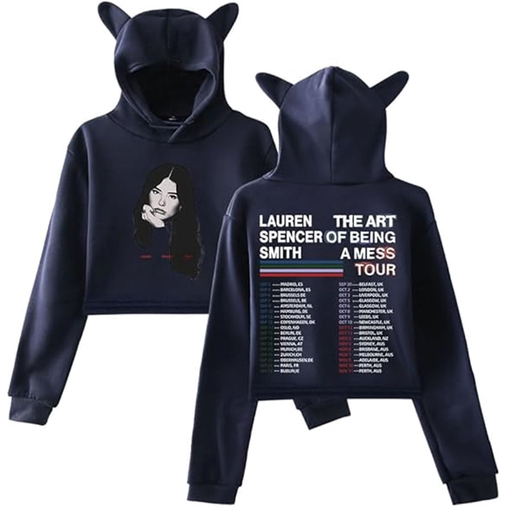 Lauren Spencer Smith Merch The Art Of Being A Mess Tour 2025 Cat Ears ...