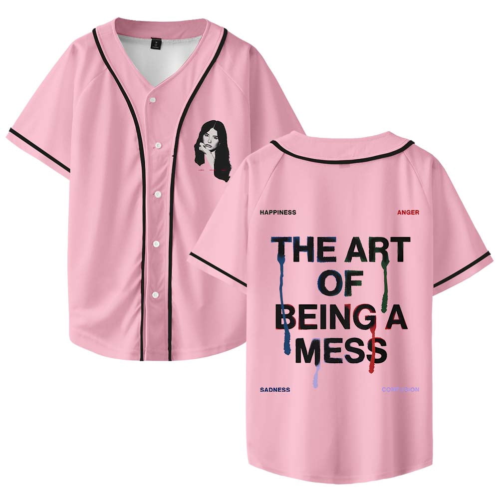Lauren Spencer Smith The Art Of Being A Mess Baseball Jersey Shirt V ...